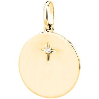 Cleor Pendentif en argent 925/1000 et zircon