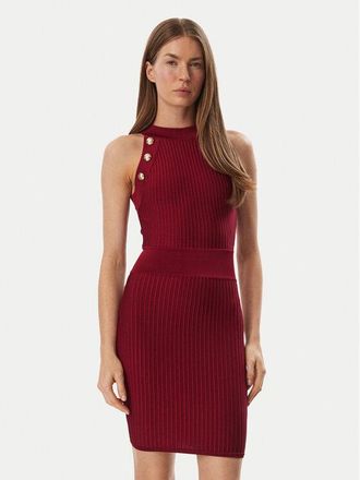Guess Strickkleid G6BK15 Z1581 Dunkelrot Slim Fit
