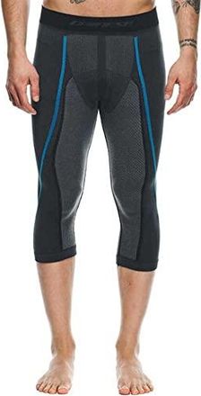 Dainese Dry Pants 3/4, Cale&ccedil;on Respirant Moto, Homme, Noir/Bleu, M