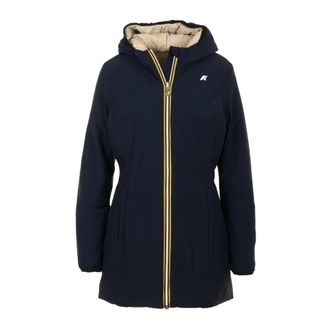 K-Way Warm Doppel M&auml;ntel - - Coats - Damen - Blau - L