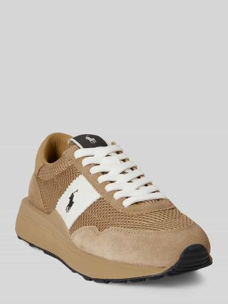 Polo Ralph Lauren Sneaker aus echtem Rindvelours mit Logo-Stitching