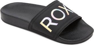 Roxy M&auml;dchen Slippy - Sandalen voor meisjes Sandale, Schwarz, 31 EU