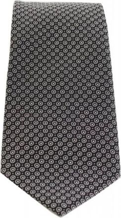 Emporio Armani unisex, Accessoires, Multicolore, Taille: ONE Size Cravate en pure soie avec micro-motif jacquard