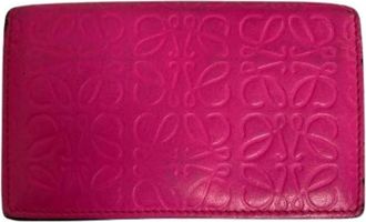Loewe Porte-cartes professionnel Pre-owned - Femme - Pre-owned - Rose - Taille: ONE Size