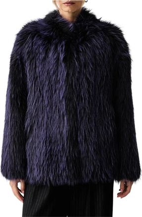 Patrizia Pepe Veste Ecopelliccia - Femme - Vestes - Violet - Taille: 38 FR
