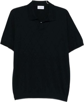 Scaglione Homme, Tops, Noir, Taille: XL Uss135 Polo