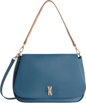 Alviero Martini 1A Classe Femme, Sacs, Bleu, Taille: ONE Size Tracolla Patta