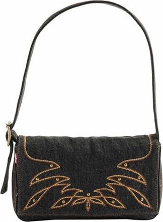 Levi's Brannan Sac &agrave; bandouli&egrave;re Noir d&eacute;lav&eacute; fonc&eacute; 3 Taille unique, Black Dark Wash 3, taille unique