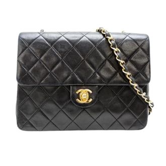 Chanel Pre-owned Vintage Leder Schultertasche - - Pre-owned - Damen - Schwarzk - ONE SIZE