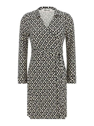 Diane Von F&uuml;rstenberg Knielanges Kleid - Schwarz