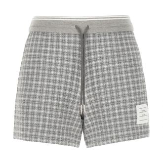 Thom Browne L&auml;ssige Damen-Shorts aus Baumwollmischung - - Shorts - Damen - Grau - S