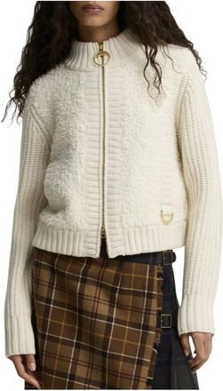 Barbour Gilet zipp&eacute; Hazelwood - Femme - Pulls - Beige - Taille: 34 FR