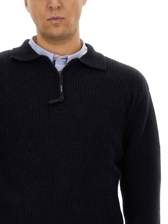 Aspesi Wool Jersey Sweater - Blue