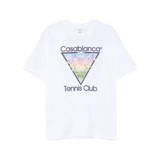Casablanca T-Shirt - - Tops - Herren - Wei&szlig; - 2XL