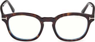 Tom Ford unisex, Accessoires, Brun, Taille: 49 MM Clip-On Optical Frame
