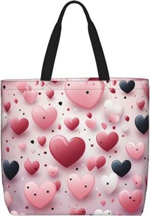 Generic Motif En Forme De Coeur Sac Fourre-Tout Imperm&eacute;able Sacs L&eacute;ger Sac A Main Femmes Pour Universit&eacute; Gym Voyage