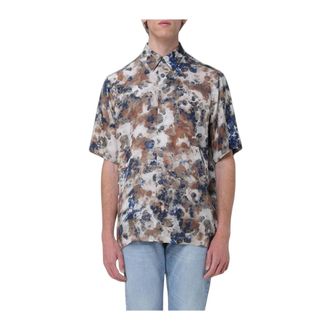 A|X Armani Exchange Chemise en serg&eacute; de viscose - Homme - Chemises - Multicolore - Taille: XL