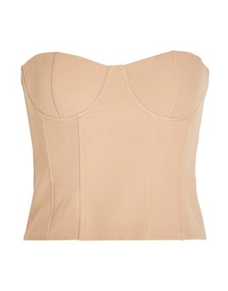 8 by YOOX BUSTIER CORSET TOP