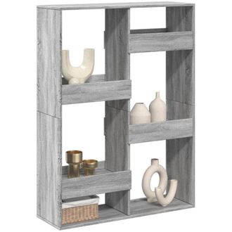 vidaXL Vidaxl - Raumteiler Grau Sonoma 100x33x135 cm Holzwerkstoff