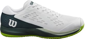 Wilson Wilson Rush Pro Ace, Tennis Shoe Hombre, White/Ponderosa Pine/Jasmine Green, 46 2/3 EU