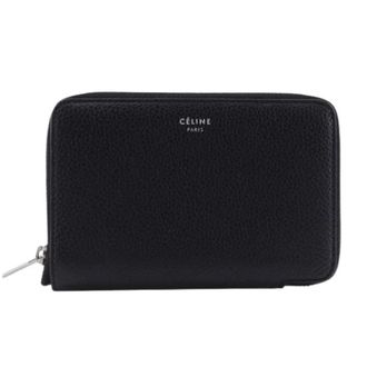 Celine Pre-owned Medium Zip Around Calf Bifold Wallet - Femme - Pre-owned - Noir - Taille: ONE Size