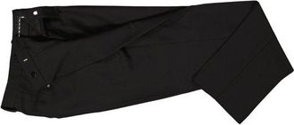 Bugatti Herren Hosen schwarz Schurwoll-Stretch