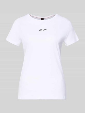 Boss Orange by Hugo Boss Regular Fit T-Shirt aus reiner Baumwolle Modell C_ELOVE_EMBRO