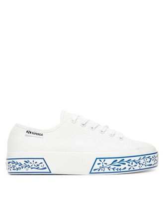 Superga Sneakers aus Stoff S3146EW 3740 Wei&szlig;