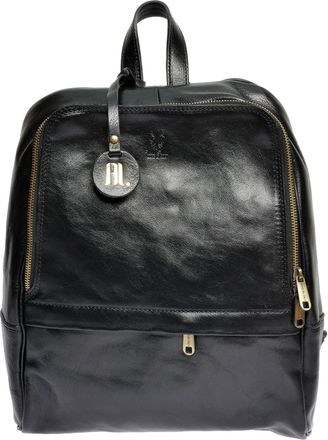 Anna Luchini Schwarz Rindsledertasche