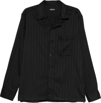 Tom Ford Pinstripe-pattern Pocket Shirt