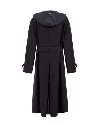 Herno Womens Trench Coat Navy Blue & Raincoats