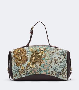 Dries Van Noten Sac bowling Medium &agrave; ornements