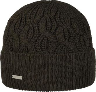 Seeberger Landesta Bonnet enveloppant Femme, marron fonc&eacute;, taille unique