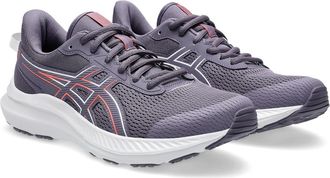 Asics Damen JOLT 5 Sneaker, Greyish Purple/Coral Reef, 35 EU