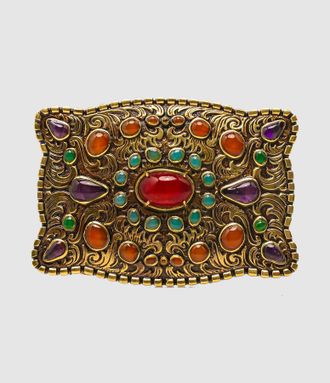 CLARIS VIROT Boucle De Ceinture Boucle &Eacute;cu Or