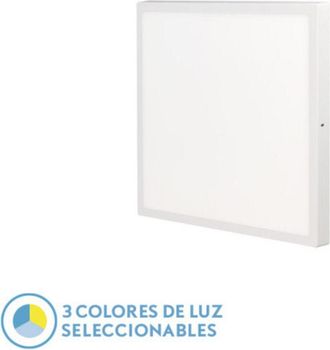 Fabrilamp Panneau plat 48w 3000k-4000k-6500k 3,8x50x50 white 4800lm