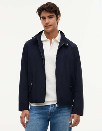 Tommy Hilfiger New york label performance veste Harrington ample bleu marine