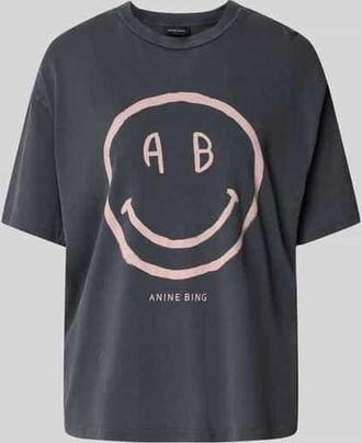 Anine Bing Relaxed Fit T-Shirt mit Logo-Print