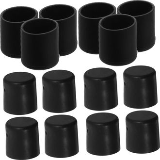 Soimiss 64 St&uuml;ck Teiliges Runde Stuhlbeinpolster aus Dickem Gummi rutschfeste M&ouml;belbeinschutzkappen f&uuml;r Innen und Au&szlig;en Boden M&ouml;belschoner f&uuml;r Tisch Stuhlbein
