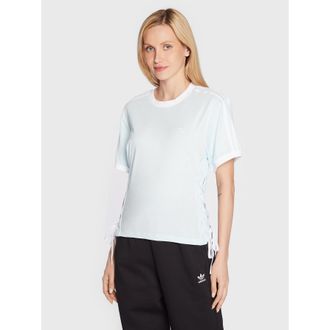 adidas T-Shirt Always Original Laced HK5063 Himmelblau Loose Fit