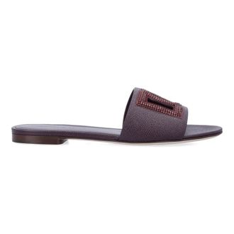 Dolce & Gabbana Bianca Flat Slide - - Shoes - Damen - Lila - 36 EU