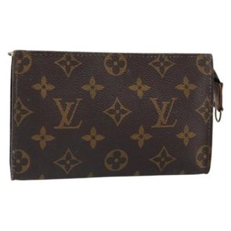 Louis Vuitton Pochette en toile Pre-owned - Femme - Pre-owned - Brun - Taille: ONE Size