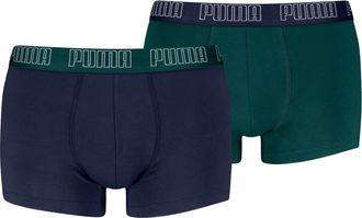 Puma Boxershorts Bipack boxers puma marino/verde mid trunk