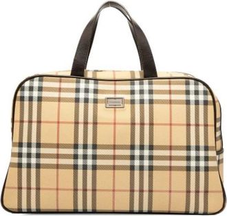 Burberry unisex, Pre-owned, Beige, Taille: ONE Size Sac Week-end Pre-owned