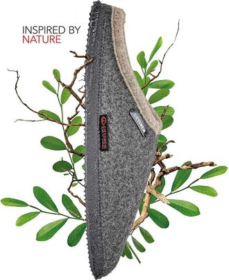 Giesswein Unisex Dannheim Hausschuhe, Schiefer 617, 41 EU