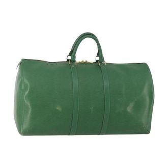Louis Vuitton unisex, Pre-owned, Vert, Taille: ONE Size Sac de voyage Keepall Pre-owned