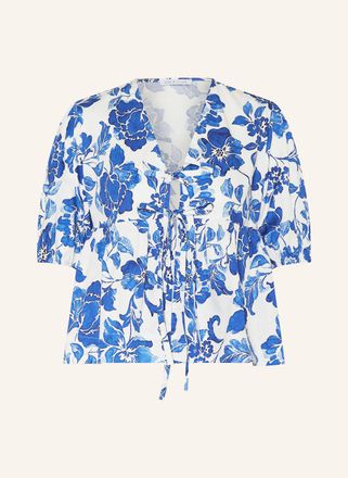 Mrs & Hugs Mrs & Hugs Cropped-Bluse blau