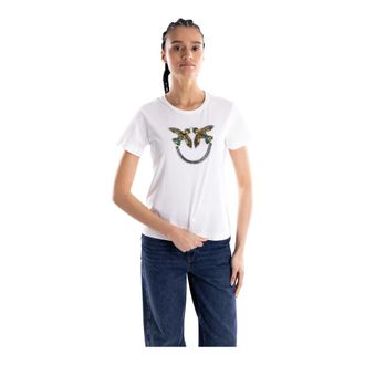 Pinko Quentin Jersey T-shirt - - Tops - Damen - Wei&szlig; - S