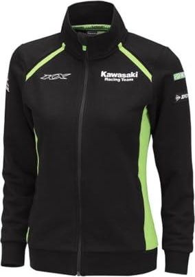 Kawasaki MXGP 24 Sweat-shirt zipp&eacute; pour femme Taille S, Noir, S