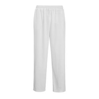 Generic Pantalon de jogging pour homme, taille &eacute;lastique, jambes larges, d&eacute;contract&eacute;, ample, avec poches, pantalon de jogging pour homme UK, blanc, XXL